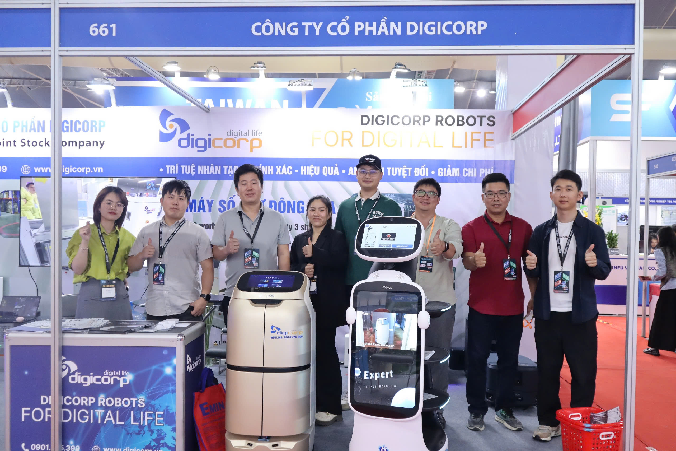 Sự kiện VIMF 2024 tại Bắc Ninh DIGICORP giới thiệu các giải pháp robot tiên tiến cho nhà máy ...