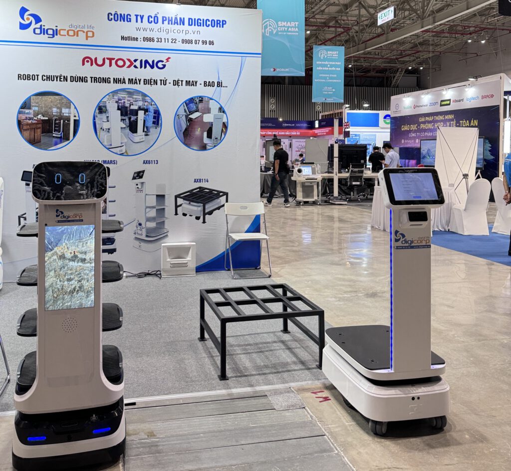 DIGICORP CHO RA MẮT MỘT LOẠT SẢN PHẨM ROBOT TẠI TRIỂN LÃM SMART CITY ASIA 2024 - DigiCorp